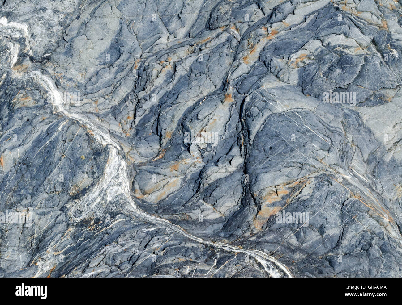 A closeup of a boulder. The rock makes beautiful patterns Stock Photo ...
