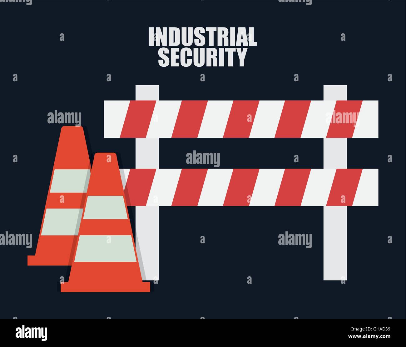 Cone and barrier icon. Vector graphic Stock Vector Image & Art - Alamy