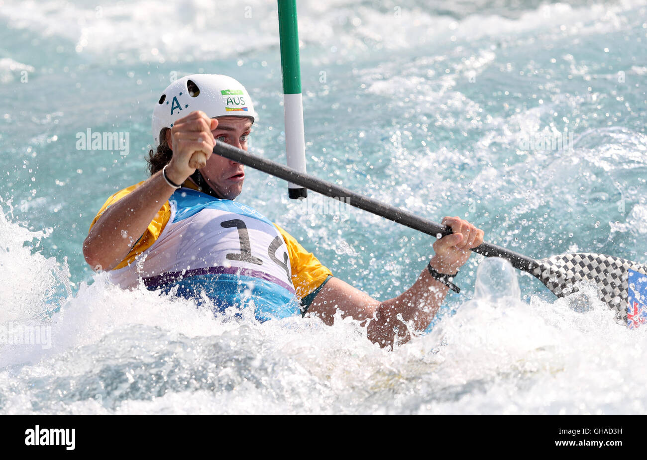 Australia's Ian Barrows in the Men's Canoe Single (C1) semi final at ...