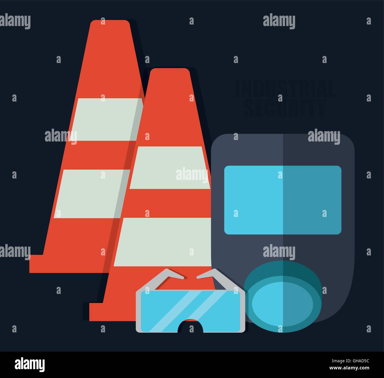 Cone mask glasses icon. Vector graphic Stock Vector Image & Art - Alamy