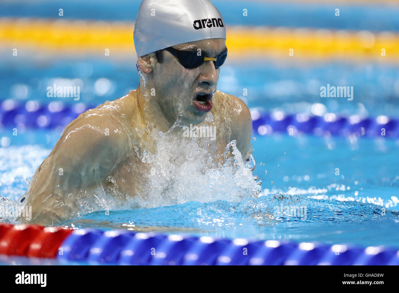 Ireland's Nicholas Quinn competing in heat 2 of the men's 200m ...