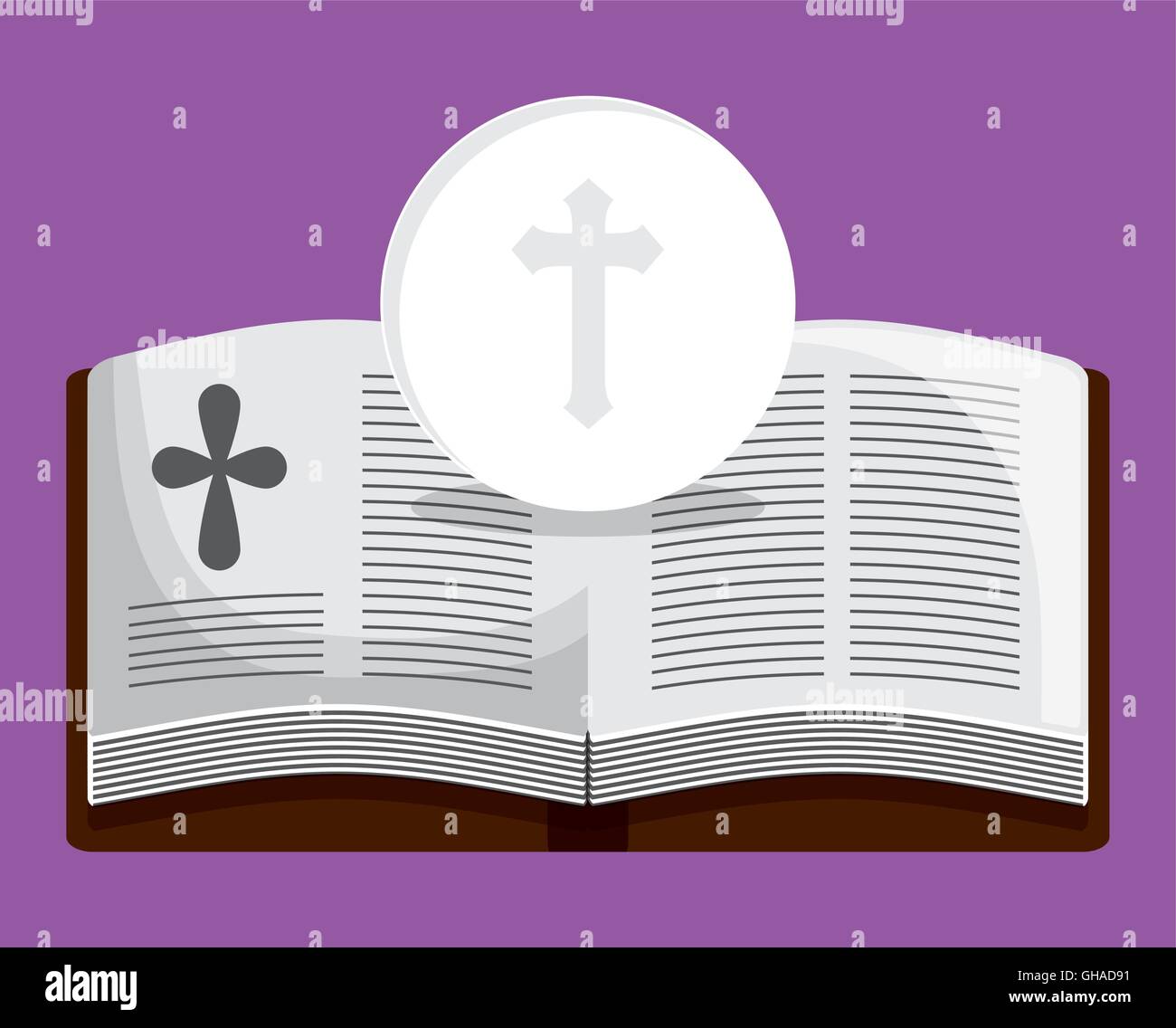 bible book cross icon. Vector graphic Stock Vector Image & Art - Alamy