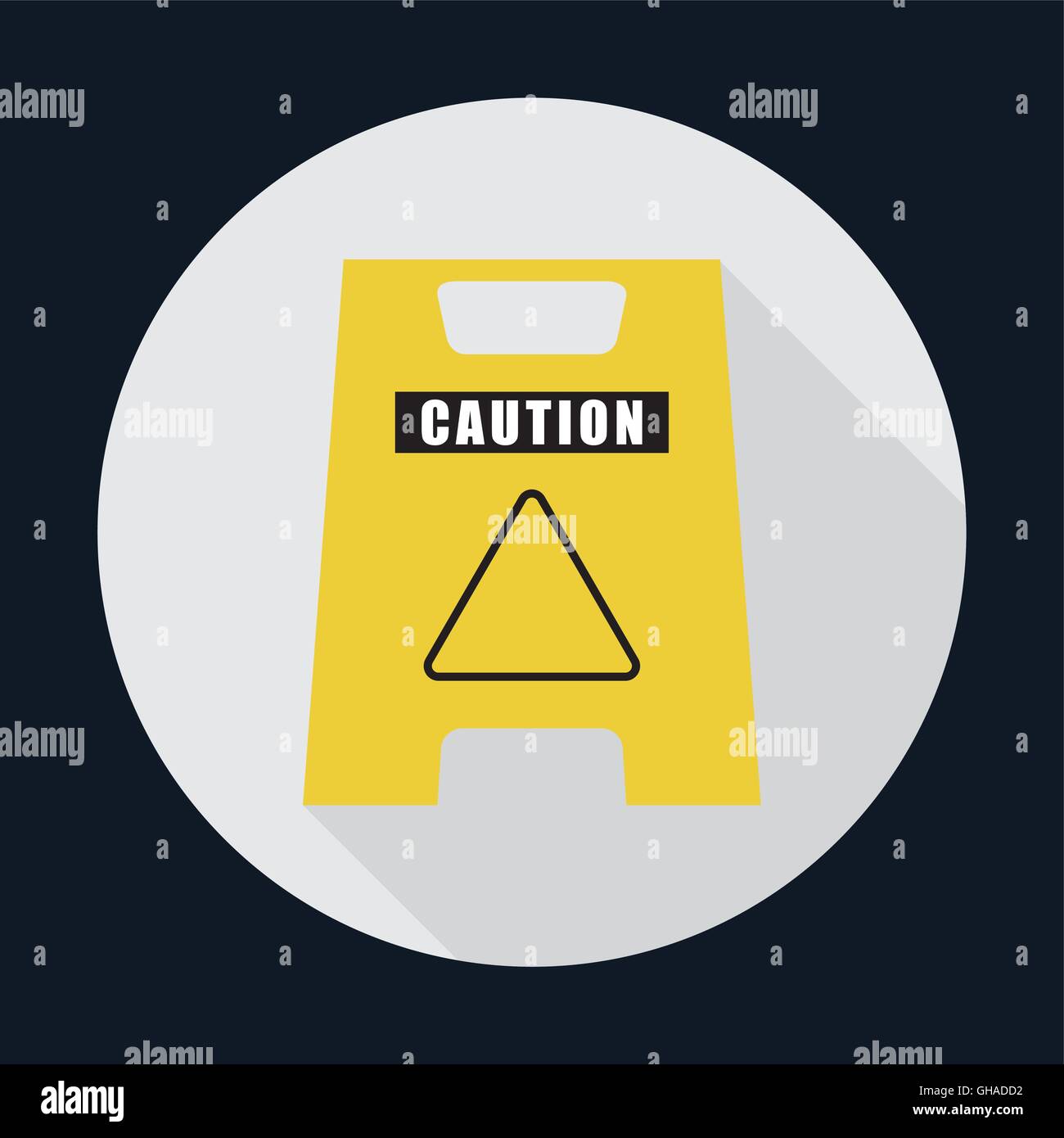 triangle road sign industrial security safety icon. Vector graph Stock ...