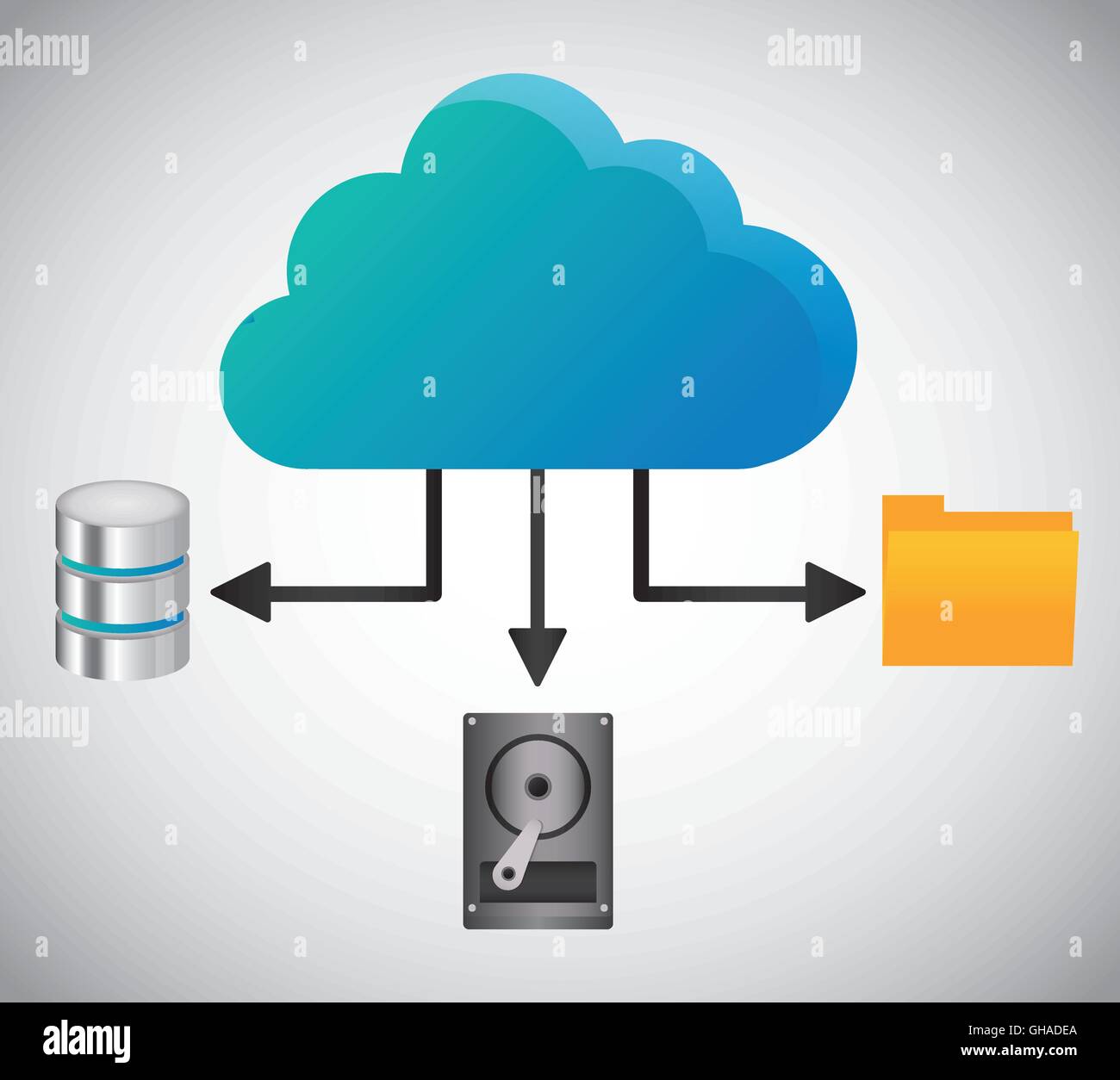 File archive data center web hosting. Vector graphic Stock Vector Image & Art - Alamy