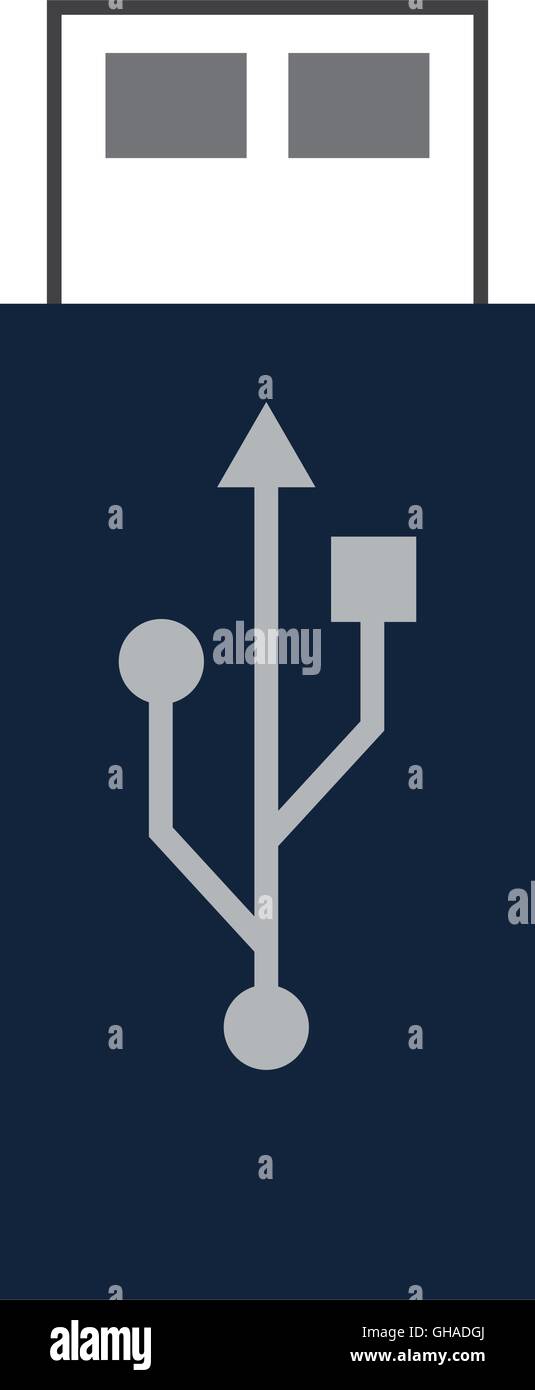 Gigabyte usb flash icon Stock Vector Images - Alamy