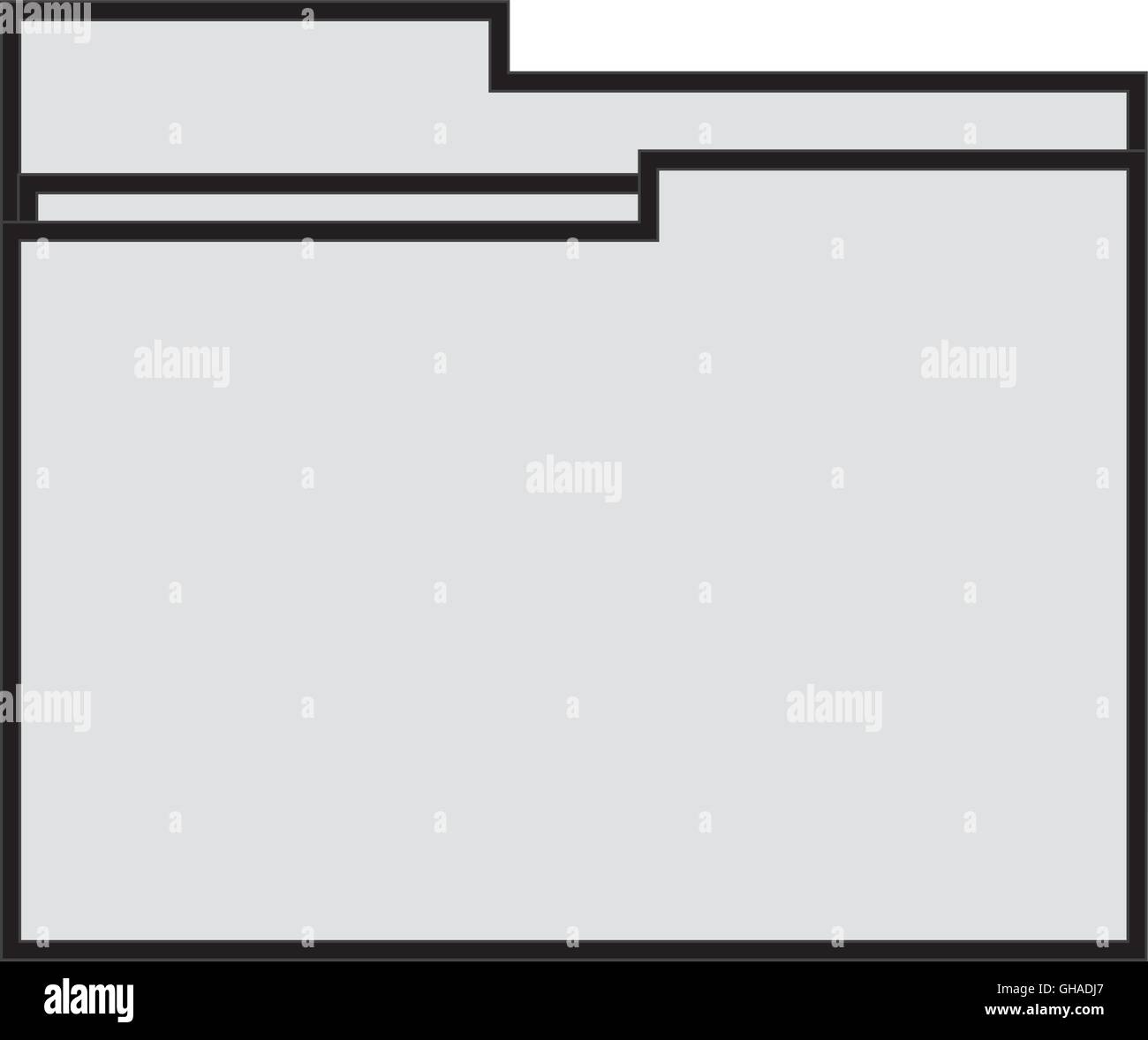 file folder icon Stock Vector Image & Art - Alamy