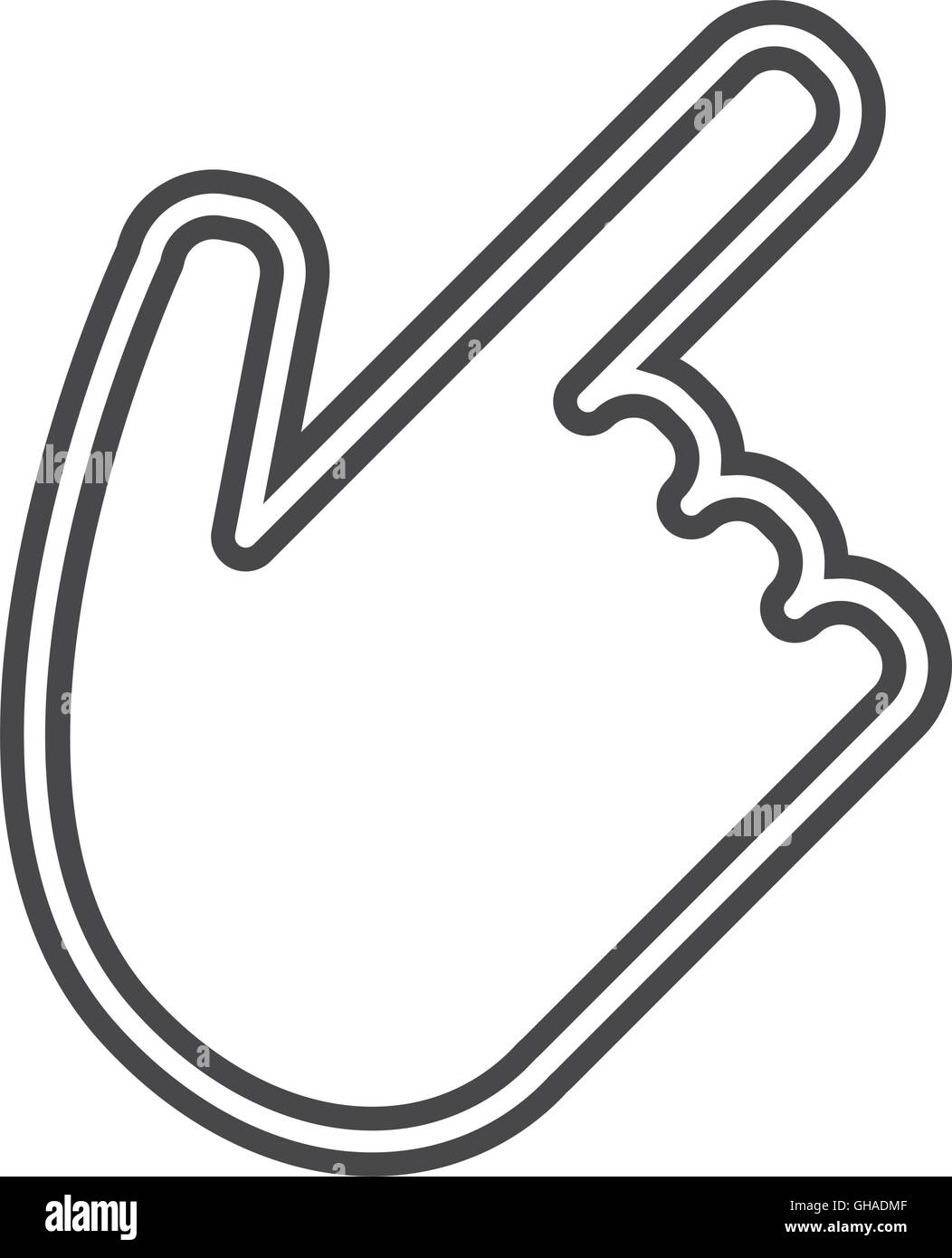 hand pointer icon Stock Vector Image & Art - Alamy