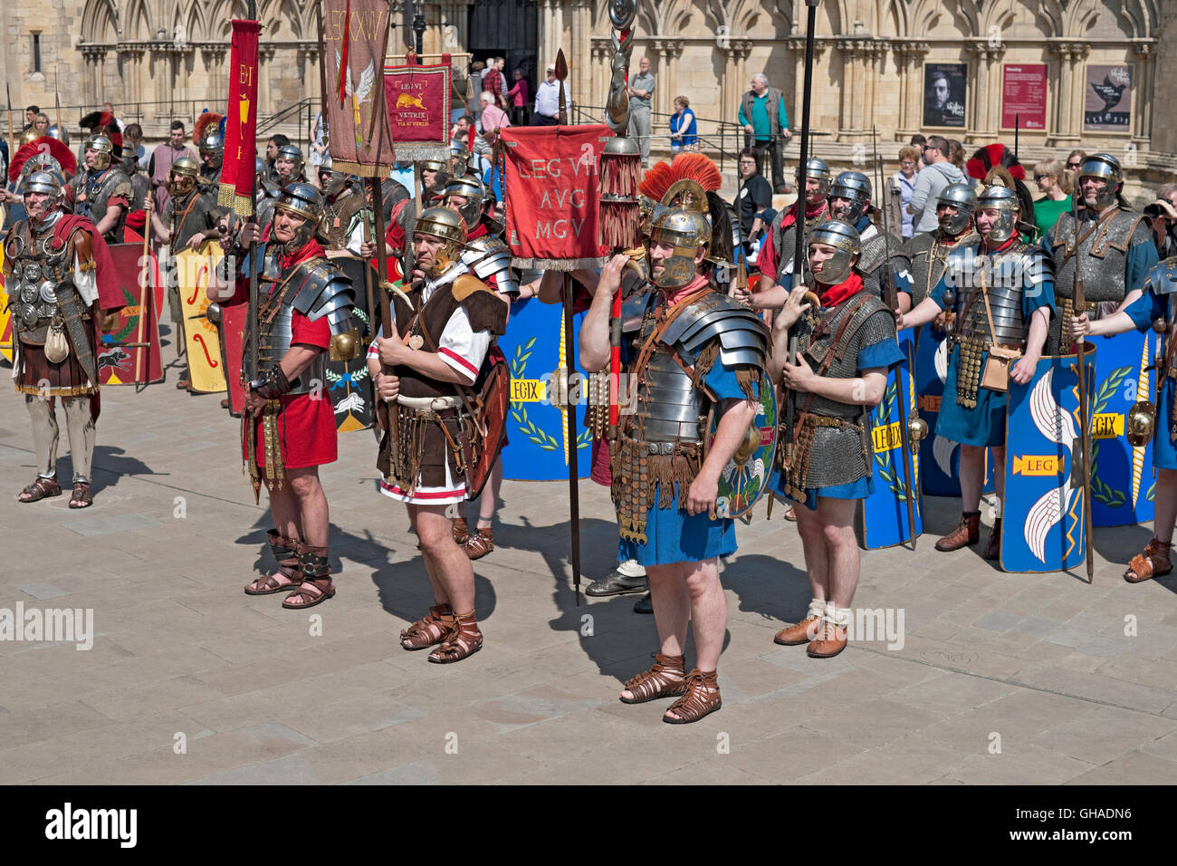 Roman legion flag hi-res stock photography and images - Alamy