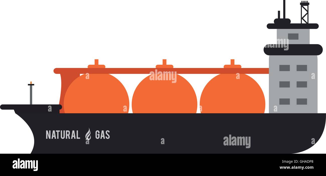 Natural gas by rail Stock Vector Images - Alamy
