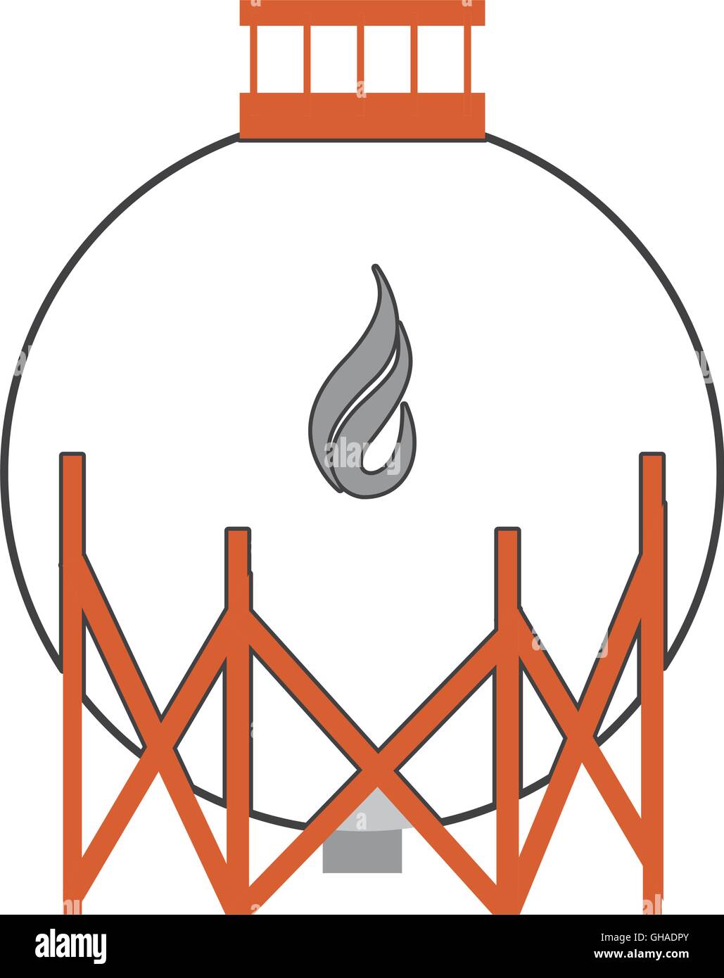 gas or oil refinery icon Stock Vector Image & Art - Alamy