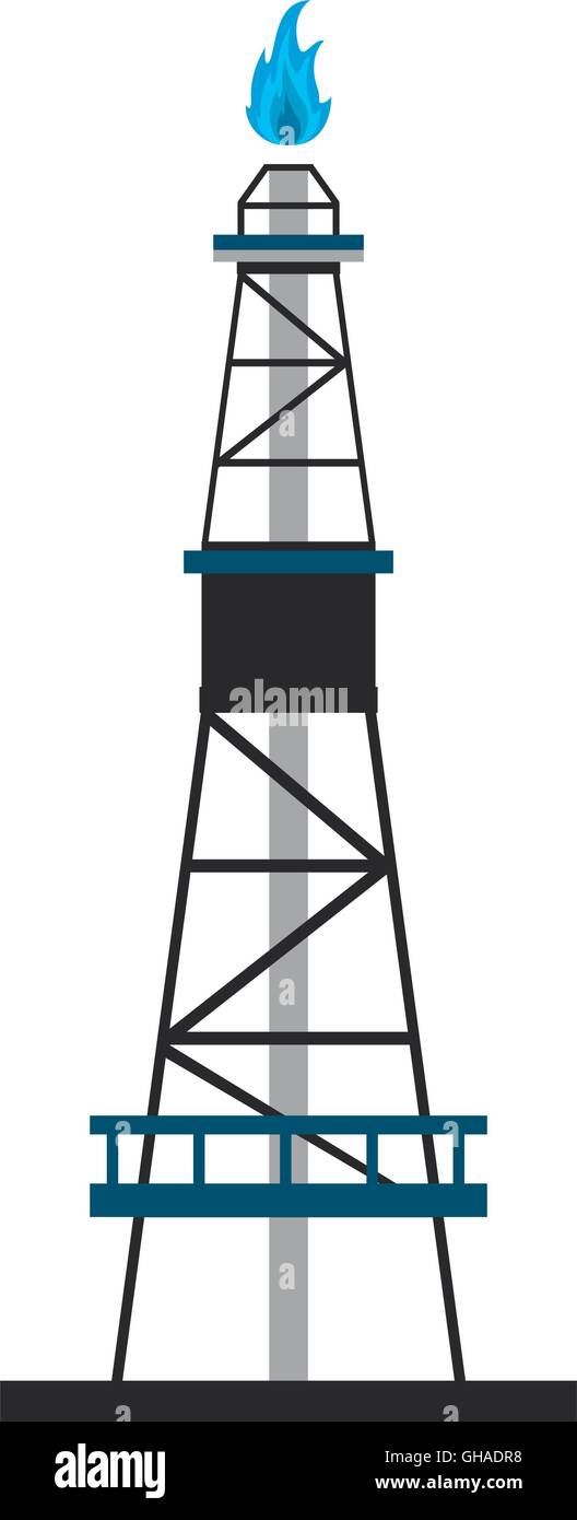 gas or oil refinery icon Stock Vector Image & Art - Alamy