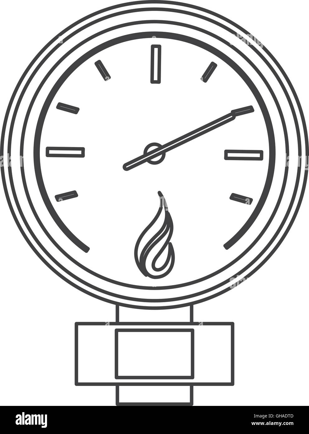 manometer or pressure gauge icon Stock Vector Image & Art - Alamy