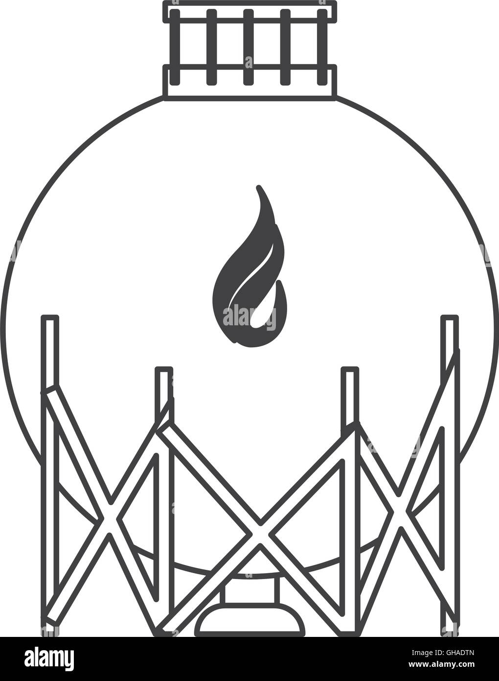 gas or oil refinery icon Stock Vector Image & Art - Alamy