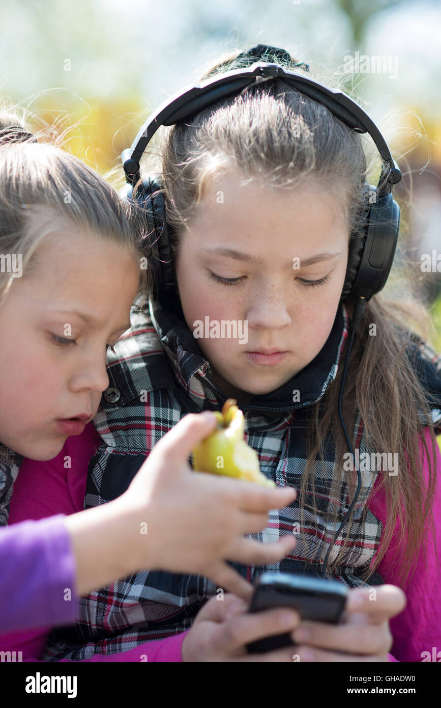 Two playing girls hi-res stock photography and images - Alamy