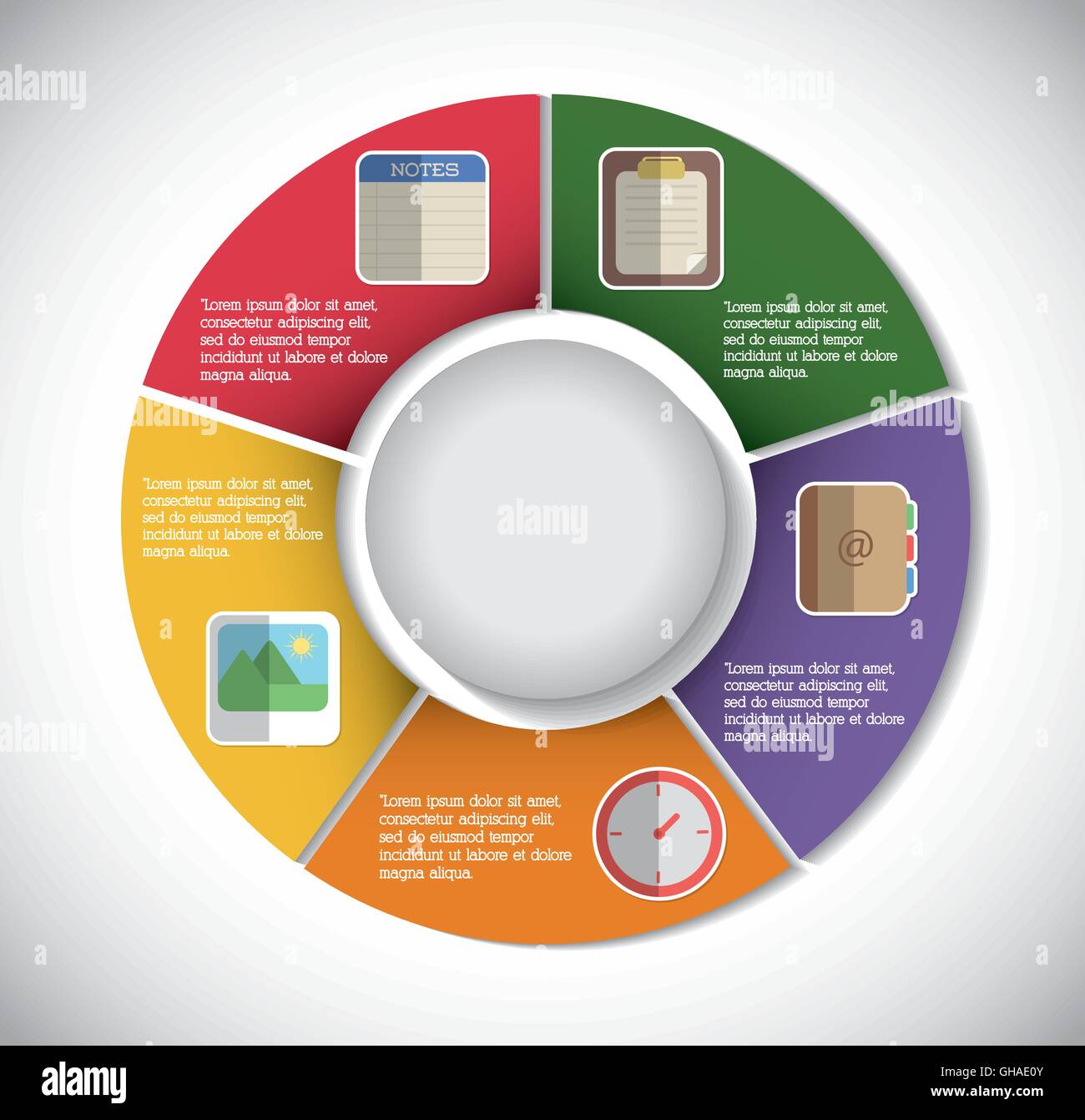 infographic step office icon. Vector graphic Stock Vector Image & Art ...