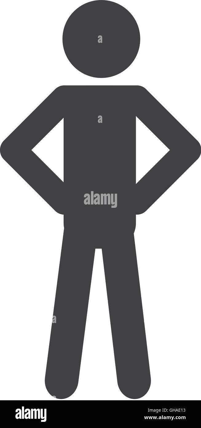 man pictogram icon Stock Vector Image & Art - Alamy