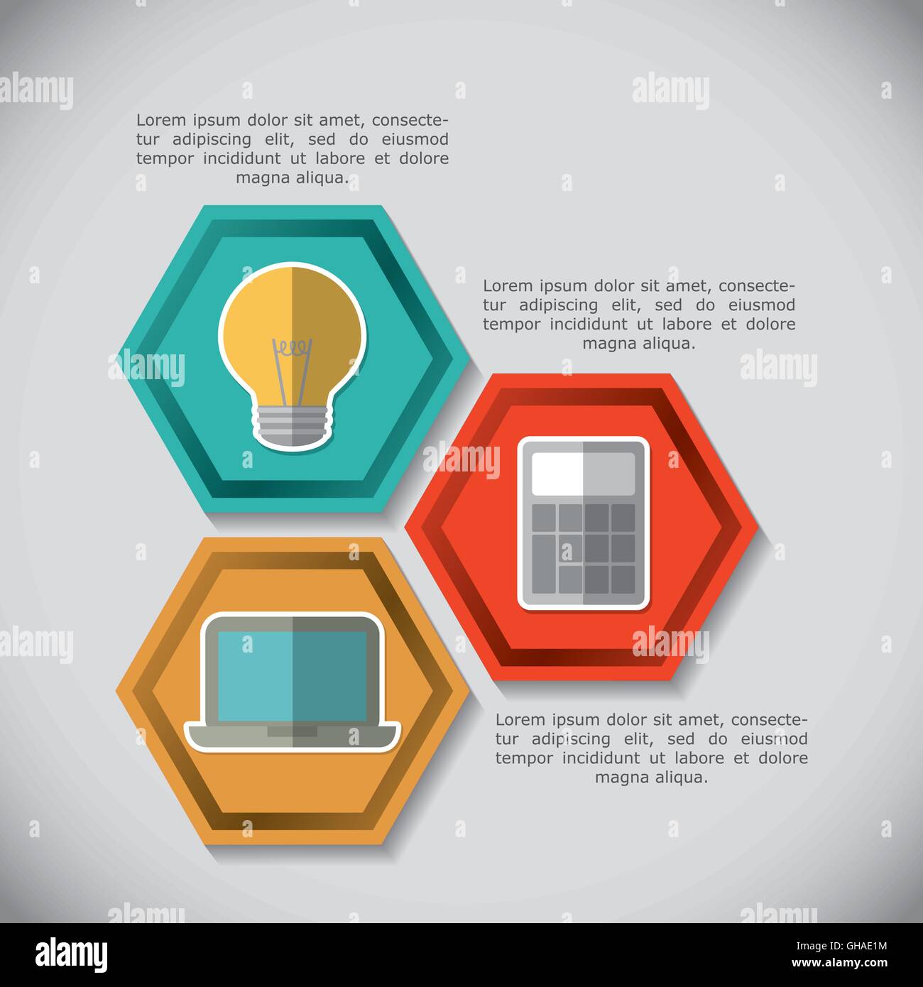 infographic step office icon. Vector graphic Stock Vector Image & Art ...