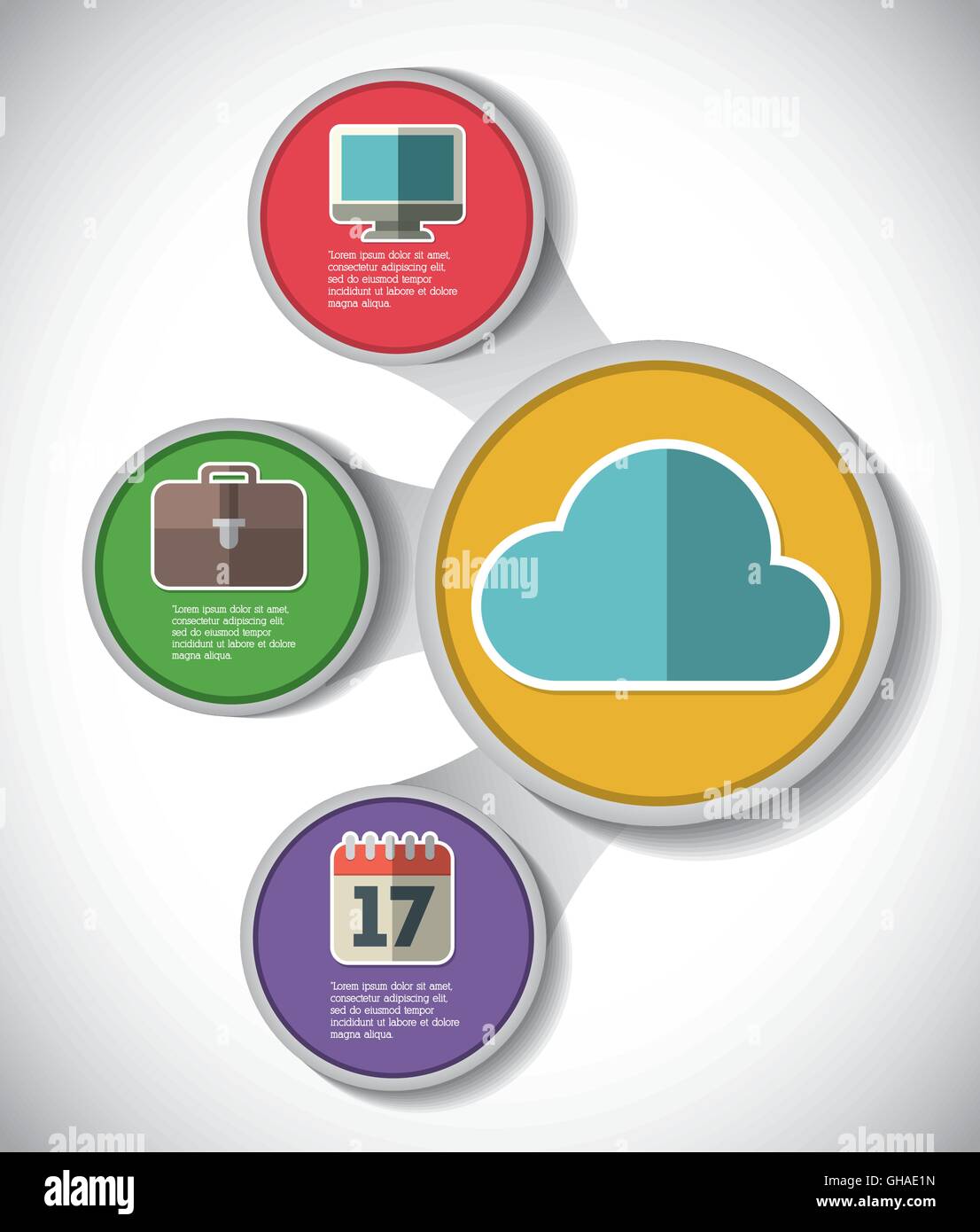 infographic step office icon. Vector graphic Stock Vector Image & Art ...
