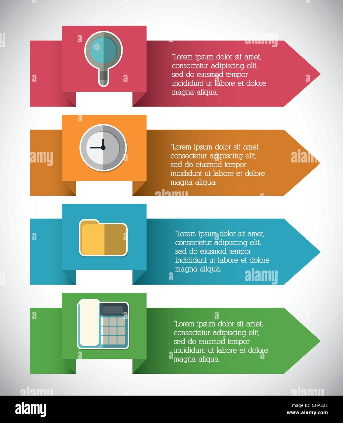 infographic step office icon. Vector graphic Stock Vector Image & Art ...