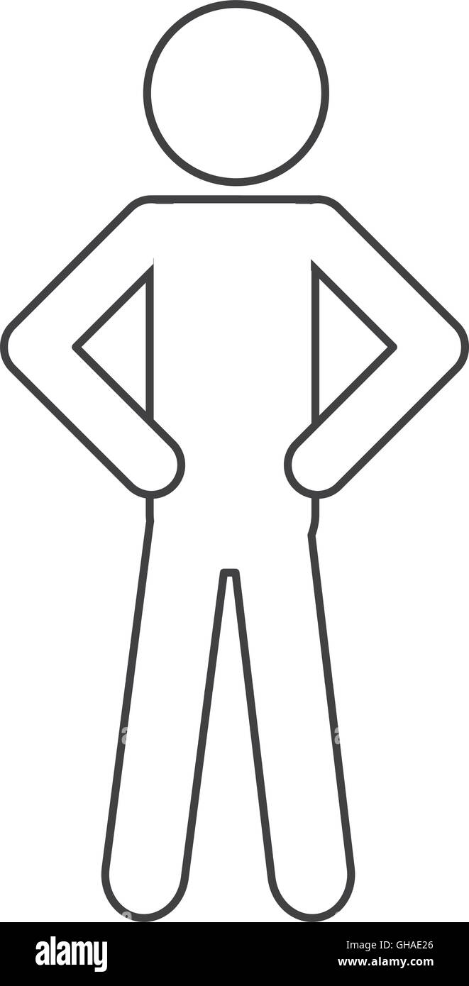 man pictogram icon Stock Vector Image & Art - Alamy