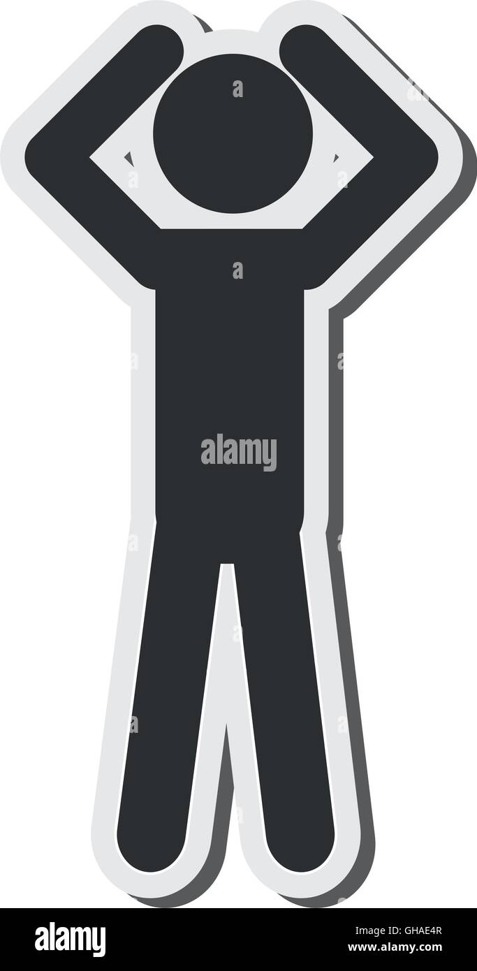 man pictogram icon Stock Vector Image & Art - Alamy