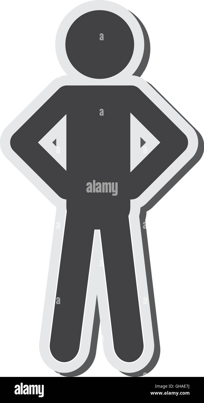 man pictogram icon Stock Vector Image & Art - Alamy