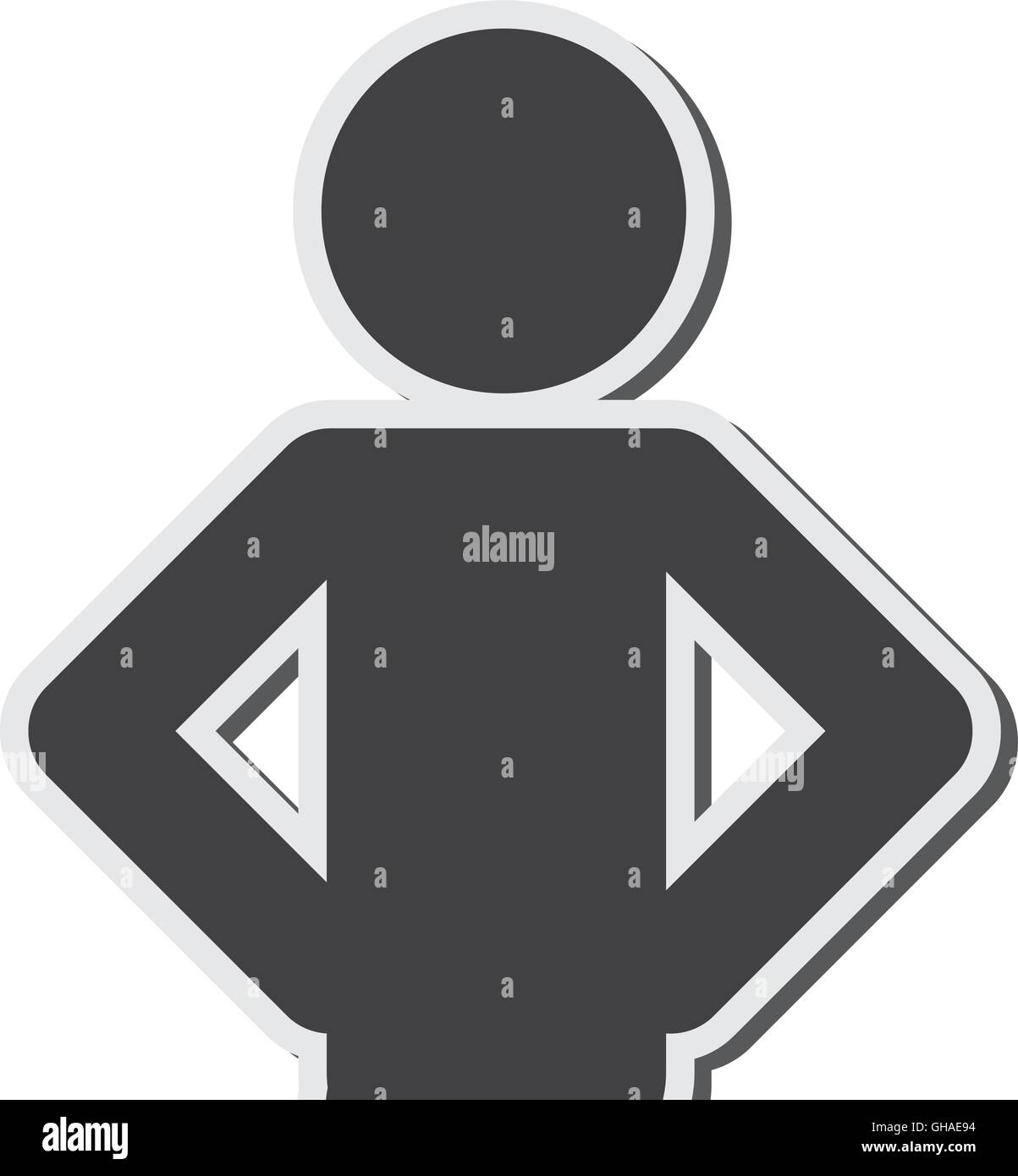 man pictogram icon Stock Vector Image & Art - Alamy