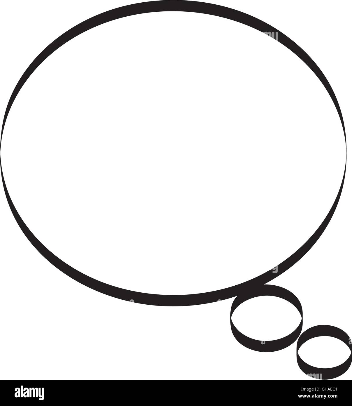 speech bubble monochrome message icon Stock Vector Image & Art - Alamy