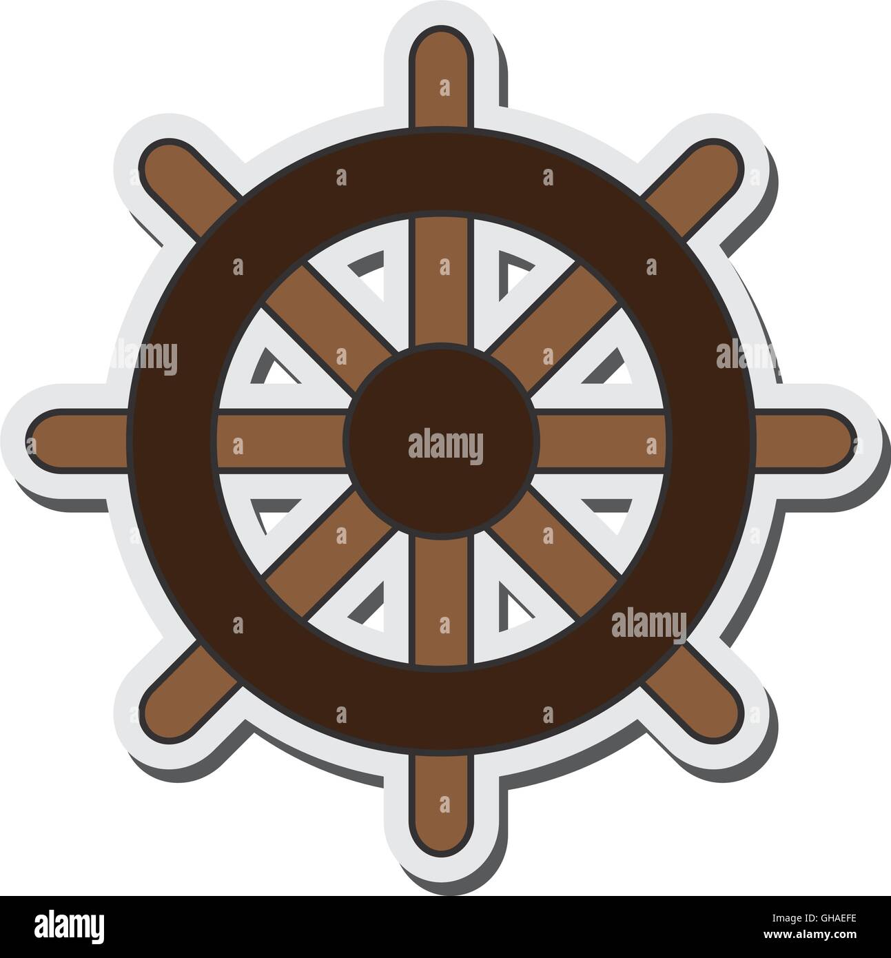 boat rudder icon Stock Vector Image & Art - Alamy