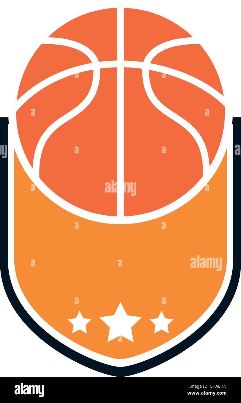 basketball theme emblem icon Stock Vector Image & Art - Alamy