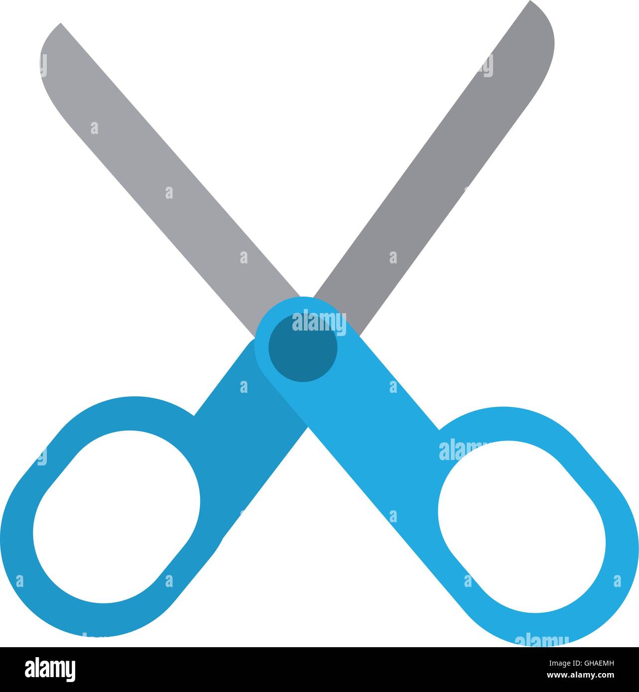 scissors instrument school office icon. Vector graphic Stock Vector ...
