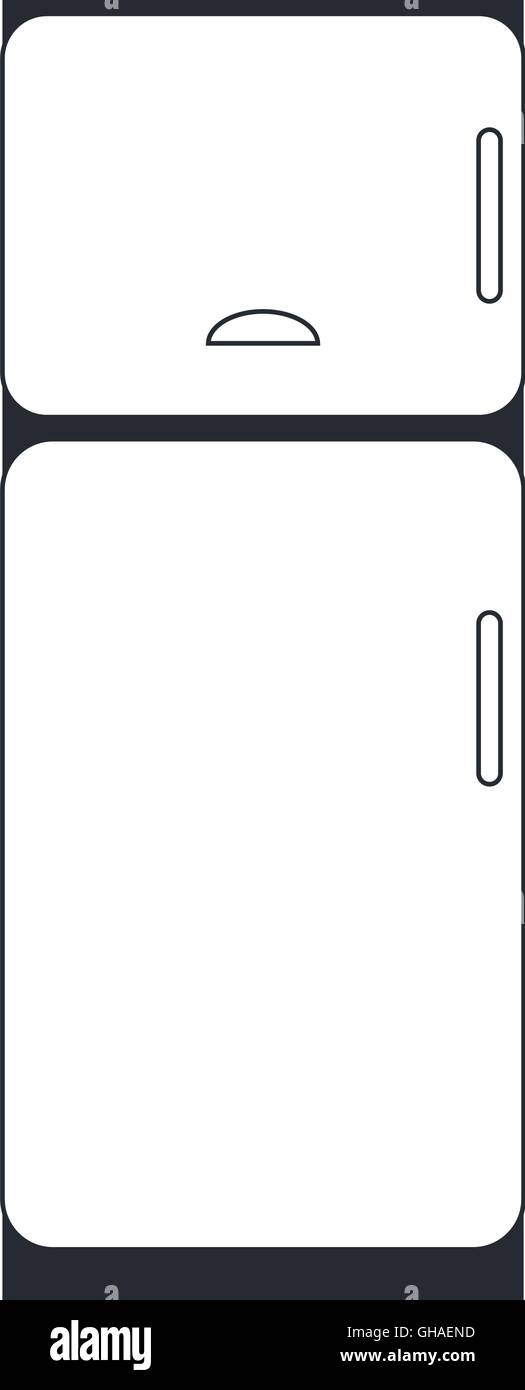 Glass door fridge icon Stock Vector Images - Alamy