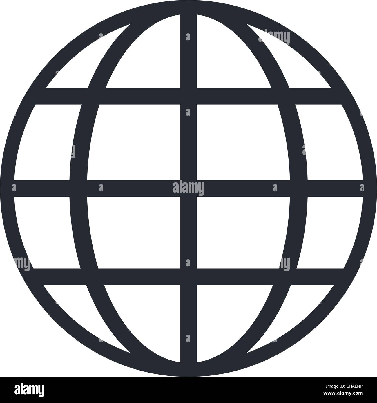 earth globe diagram icon Stock Vector Image & Art - Alamy