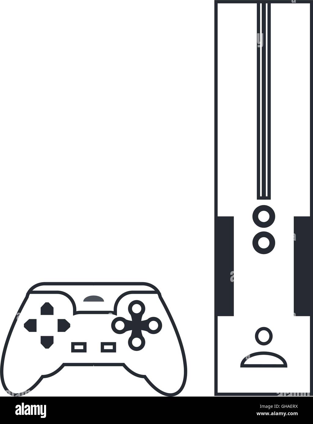 Video game console icon Stock Vector Image & Art - Alamy