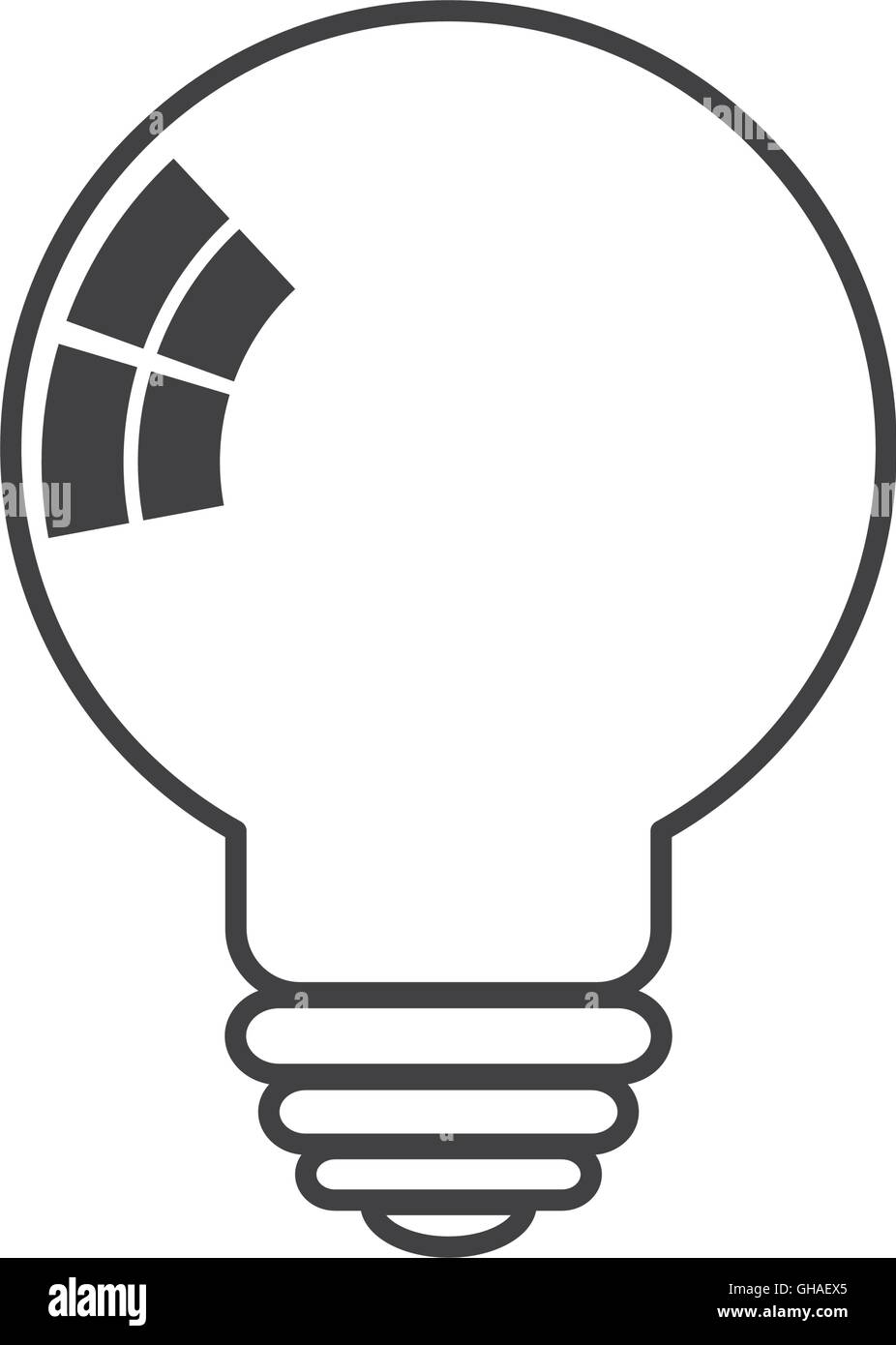 light bulb power energy icon. Vector graphic Stock Vector Image & Art ...