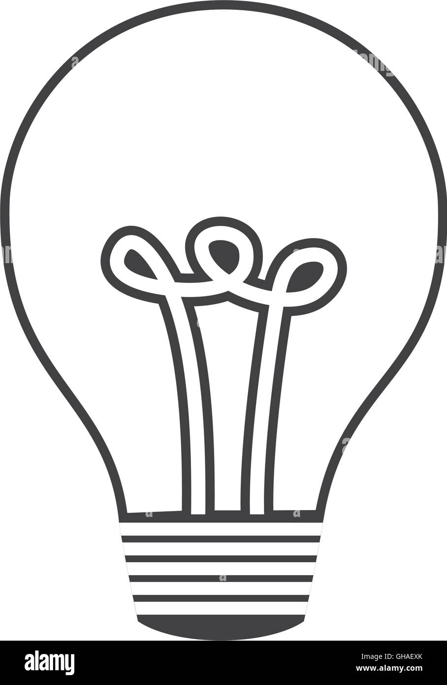 light bulb power energy icon. Vector graphic Stock Vector Image & Art - Alamy