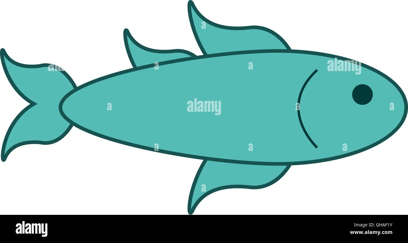 single fish icon Stock Vector Image & Art - Alamy