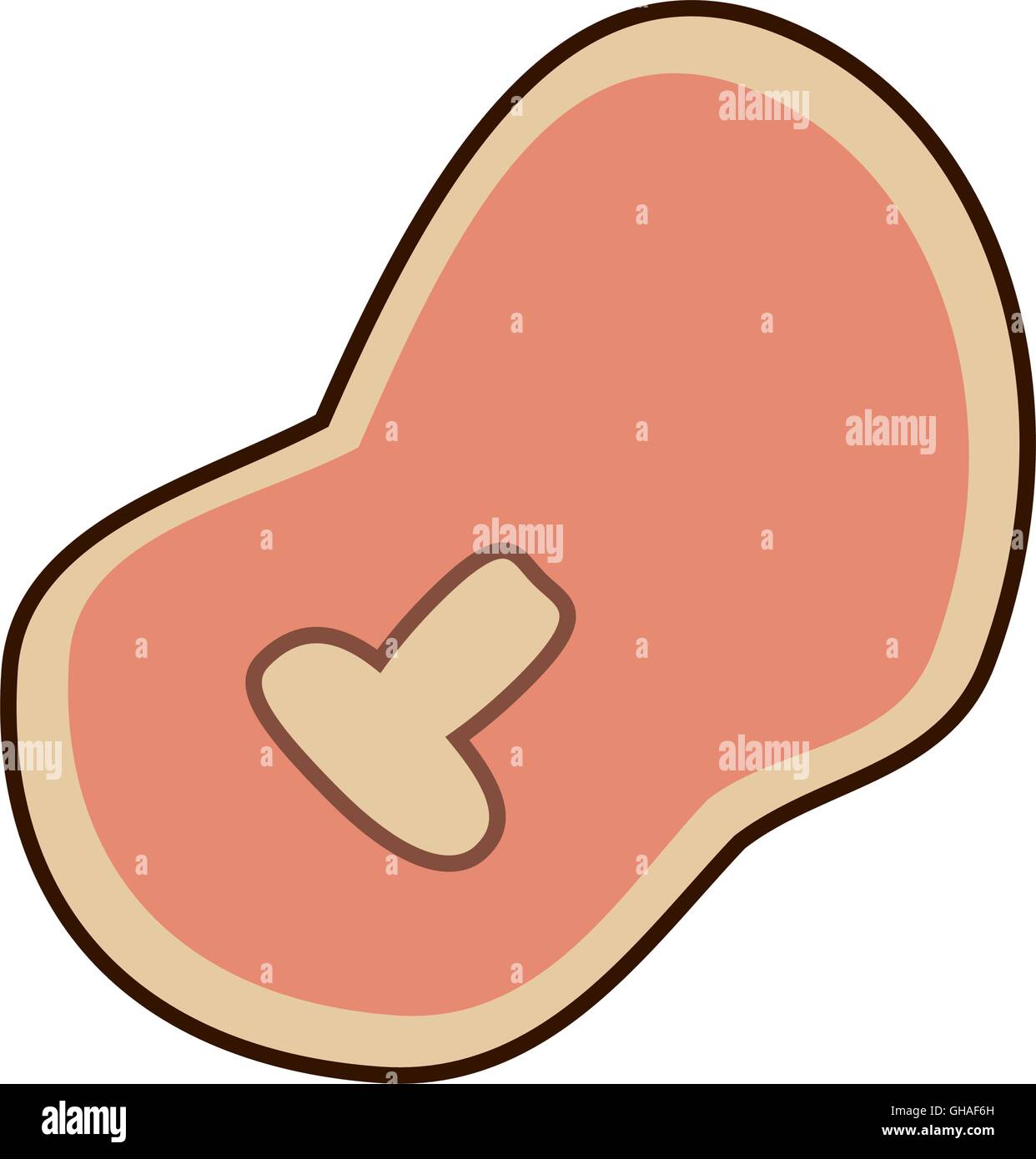 beef steak icon Stock Vector Image & Art - Alamy