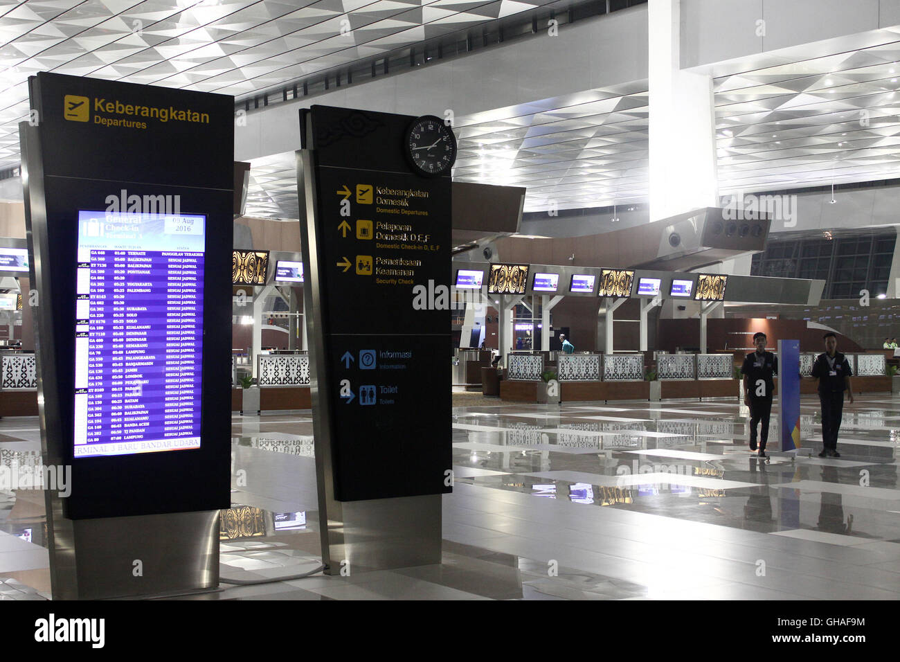 Activities at Terminal 3 Ultimate of Soekarno-Hatta International ...