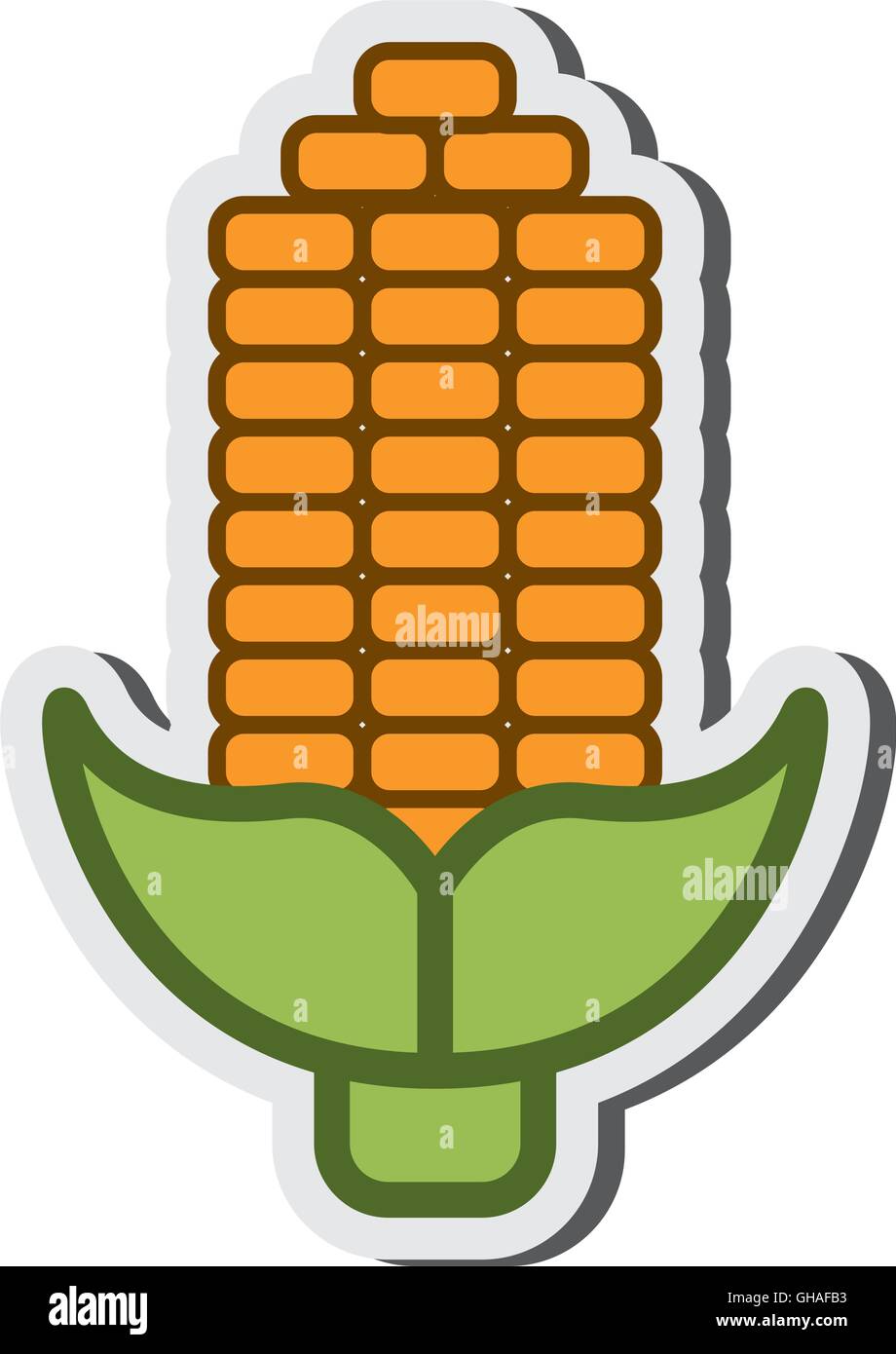 corn cob icon Stock Vector Image & Art - Alamy