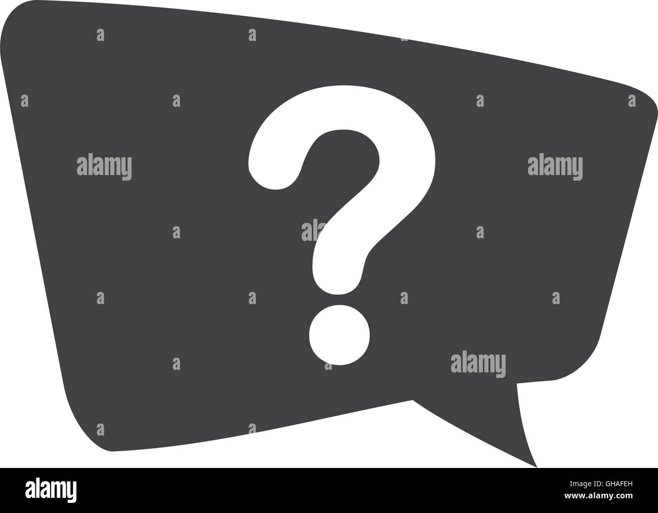 question mark bubble ask why icon. Vector graphic Stock Vector Image ...
