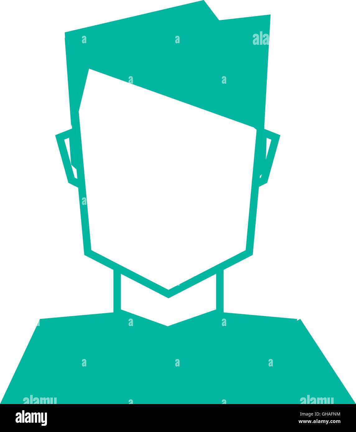 faceless man icon Stock Vector Image & Art - Alamy