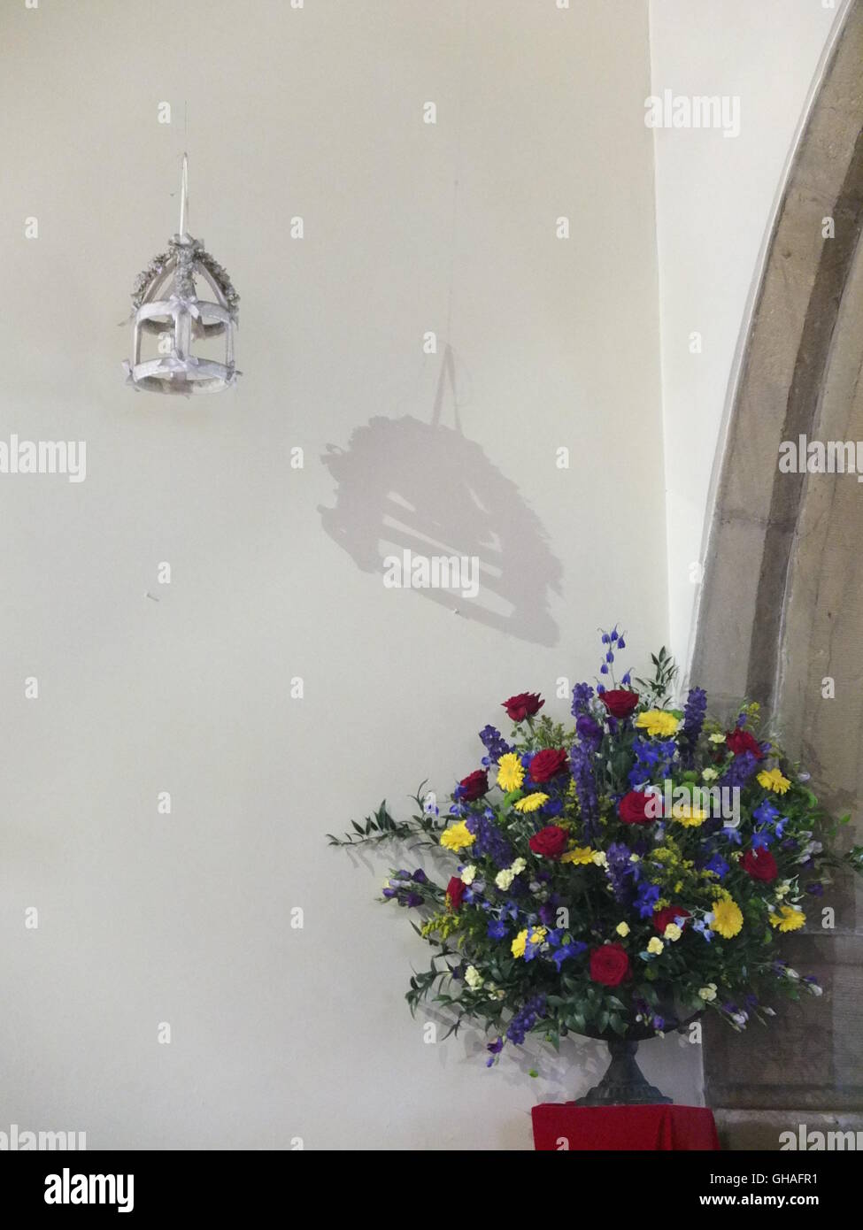 Crants or Maiden's Garland at Holy Trinity church, Ashford-in-the-Water ...