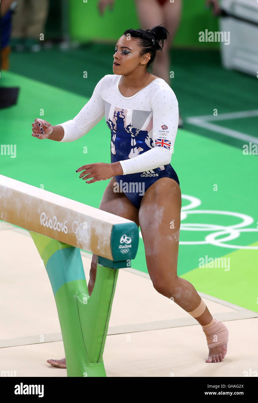 Great Britain's Elissa Downie during the Women's Gymnastics Team Final ...