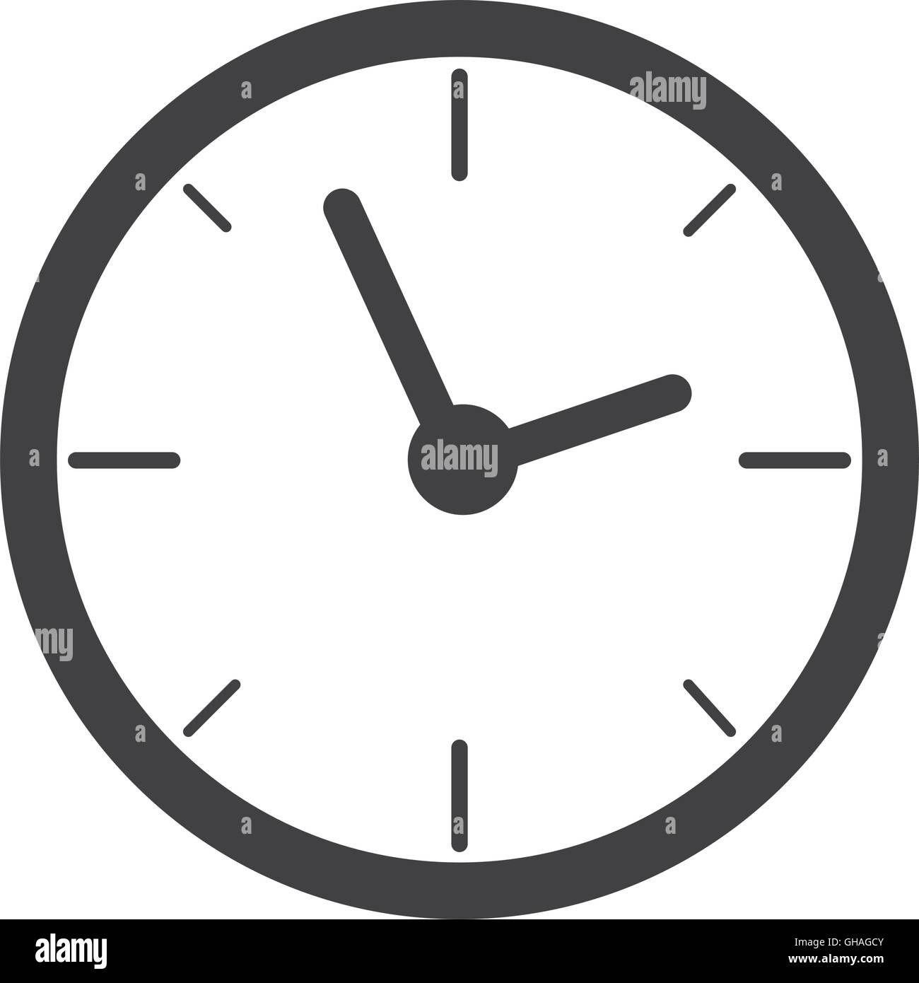 clock traditional time instrument icon. Vector graphic Stock Vector ...