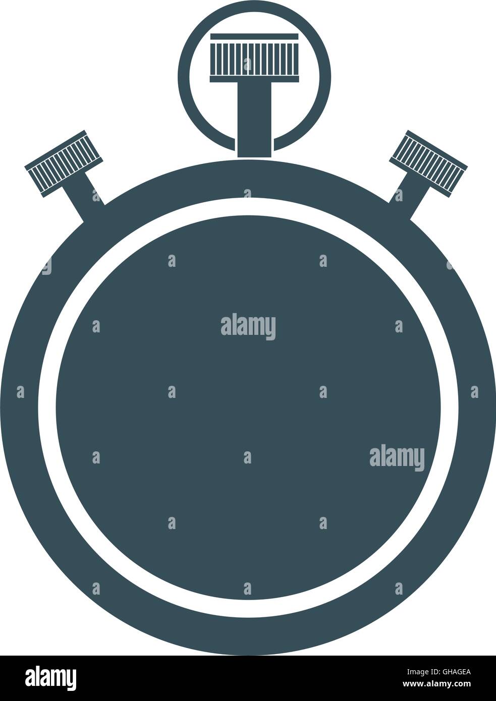 chronometer time instrument icon. Vector graphic Stock Vector Image ...