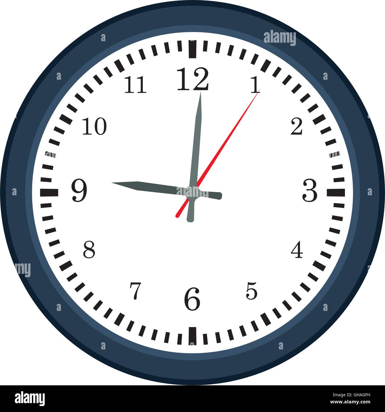clock traditional time instrument icon. Vector graphic Stock Vector ...