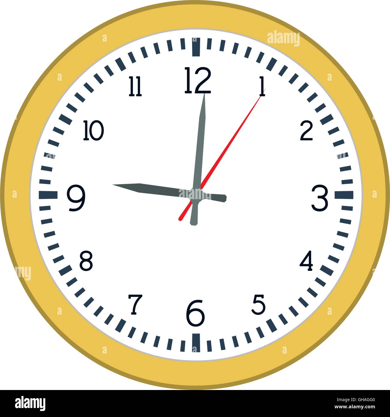 clock traditional time instrument icon. Vector graphic Stock Vector ...