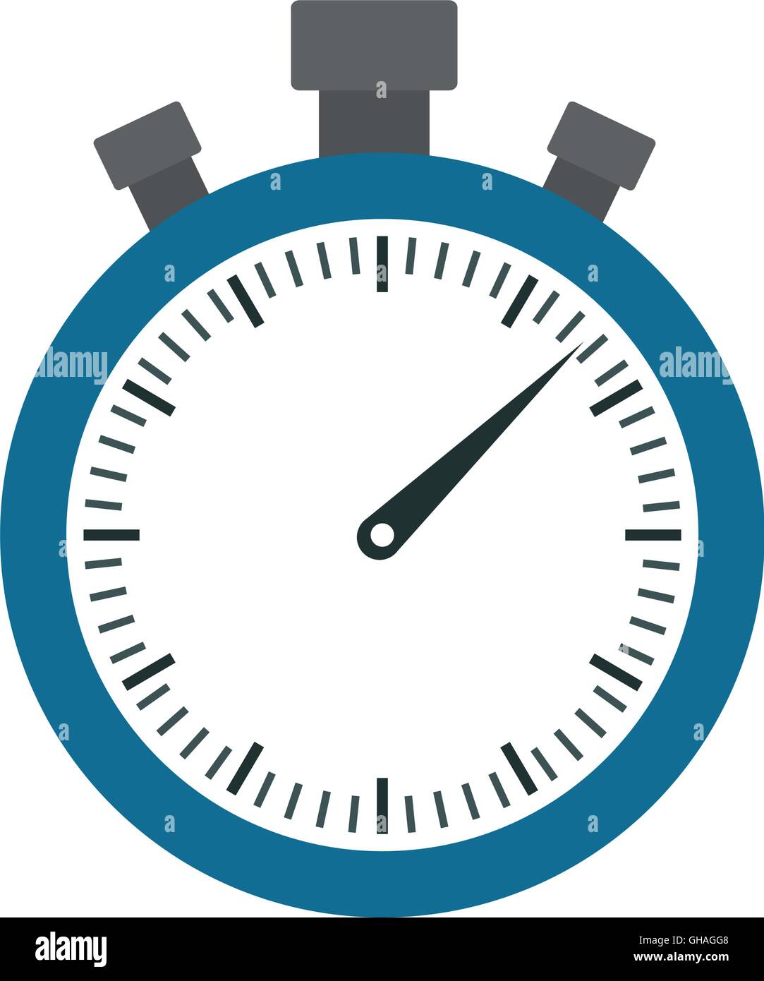 chronometer time instrument icon. Vector graphic Stock Vector Image ...