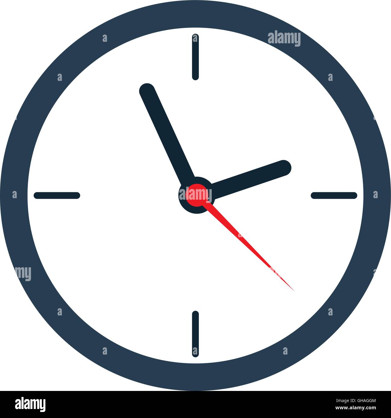 clock traditional time instrument icon. Vector graphic Stock Vector ...